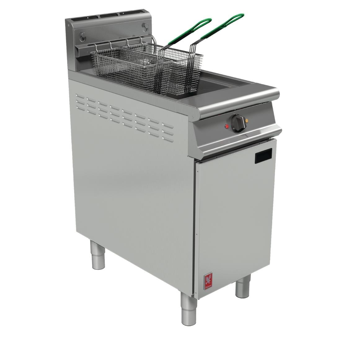 Falcon Dominator Plus Twin Basket Gas Fryer with Filtration & Fryer ...