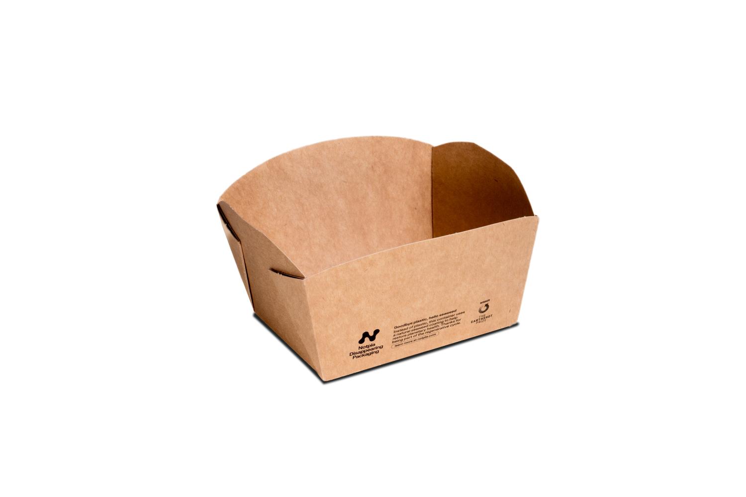 Notpla Open Food Box - 750ml - Brown (500)