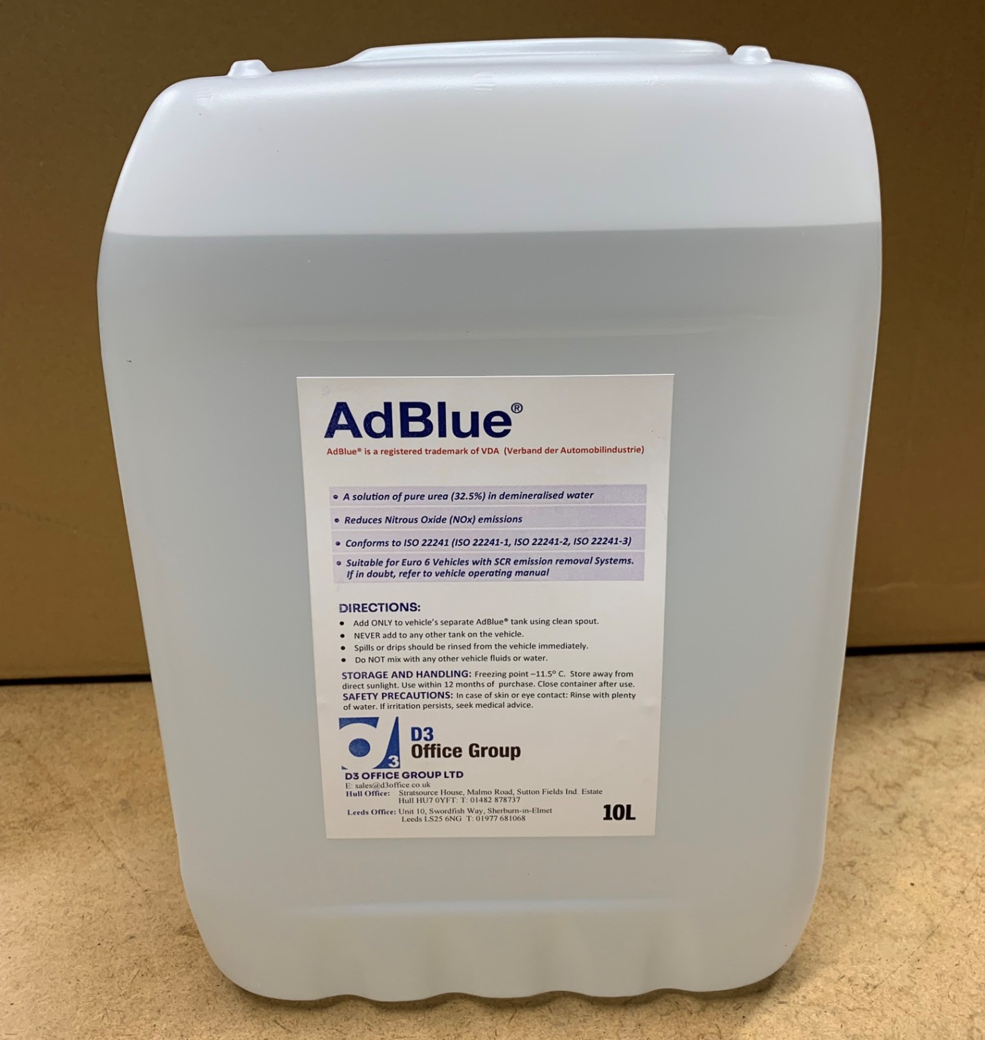 AdBlue® Diesel Exhaust Treatment Additive 10 litre
