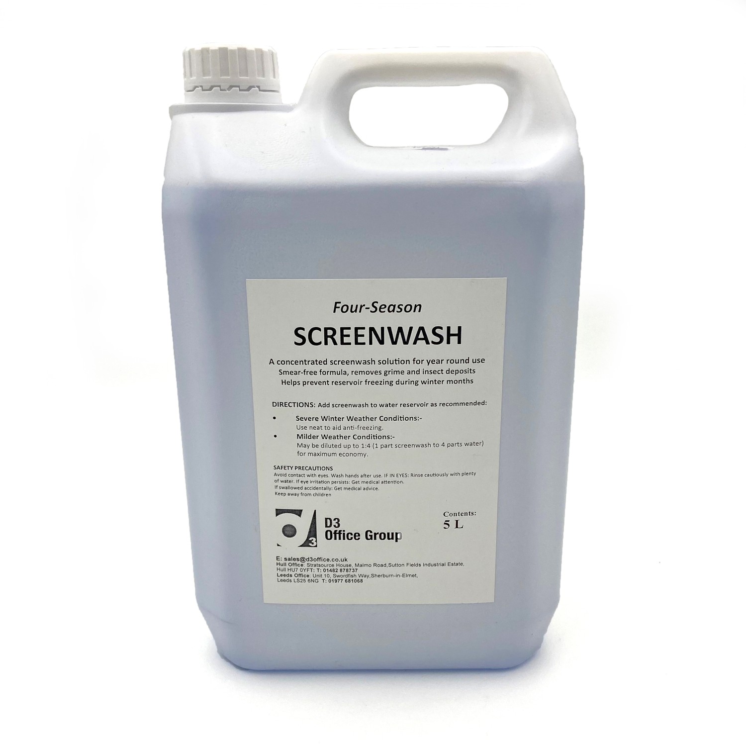 All Seasons Screen Wash 5 Ltr (May be diluted for economy use)
