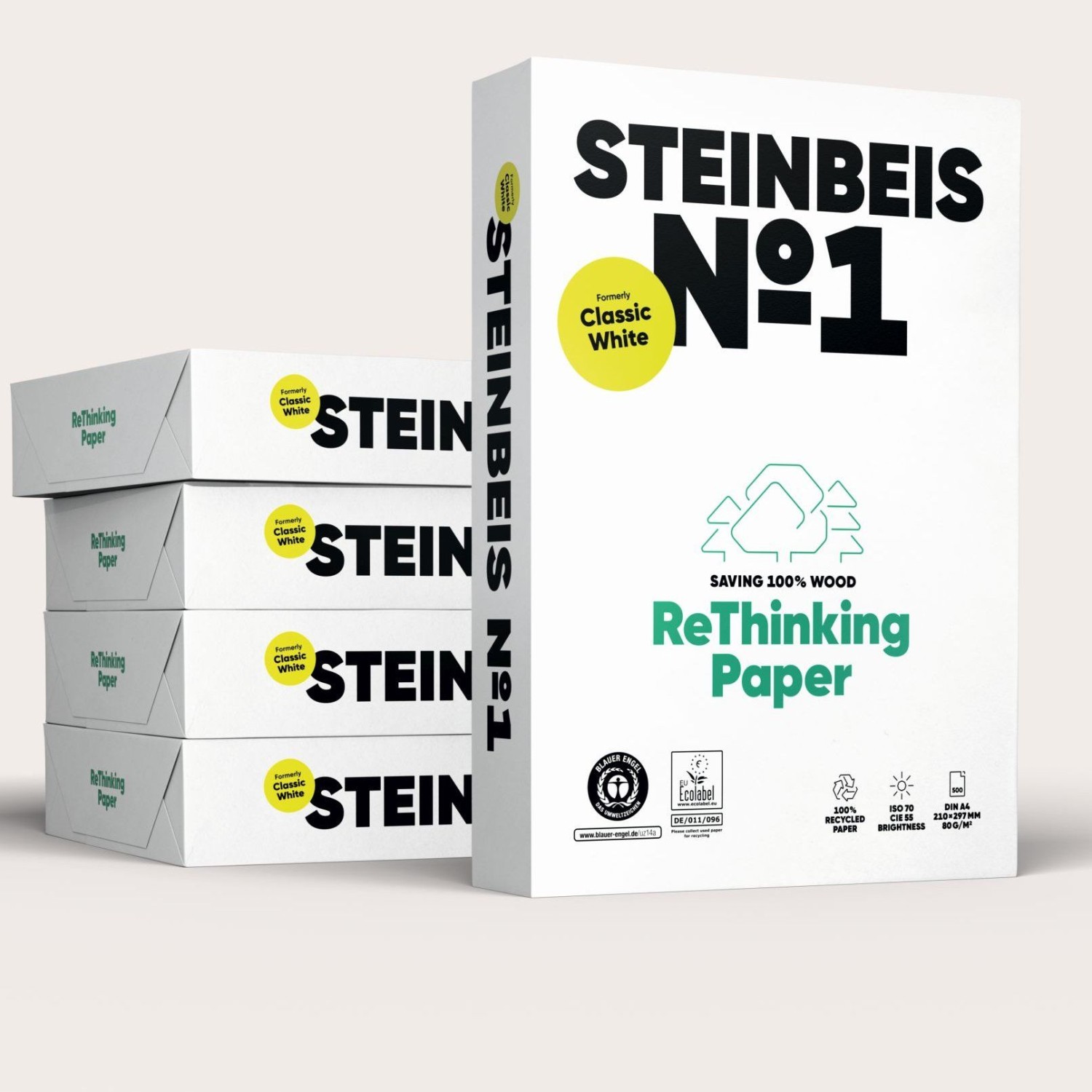 Steinbeis Classic 100% recycled A4 80gsm paper