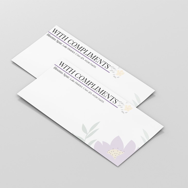 Compliment Slips - Recycled - Heatons Group