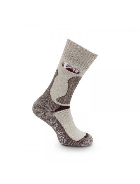 V12 Heavy Duty Fawn Work Socks Size L (7-10)