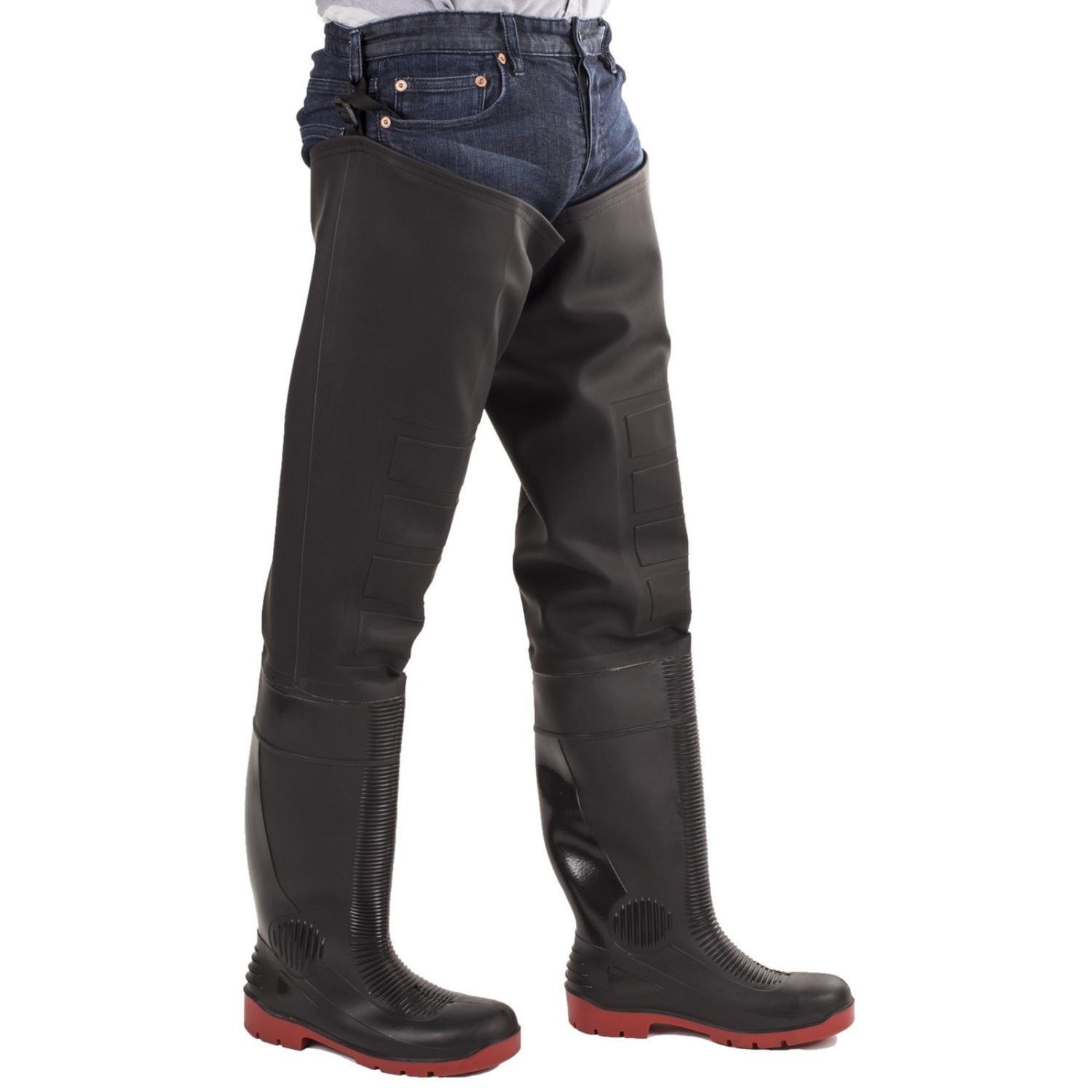 Amblers Safety Rhone S5 Thigh Waders | Steel Toe PVC Waders