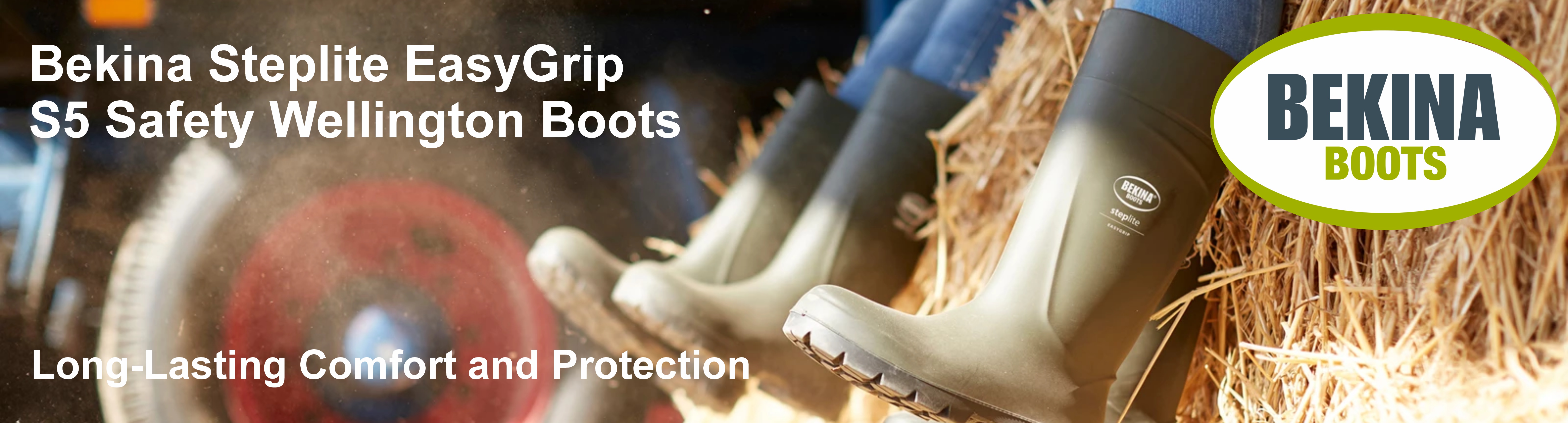 Bekina Steplite EasyGrip S5 Safety Wellington Boots