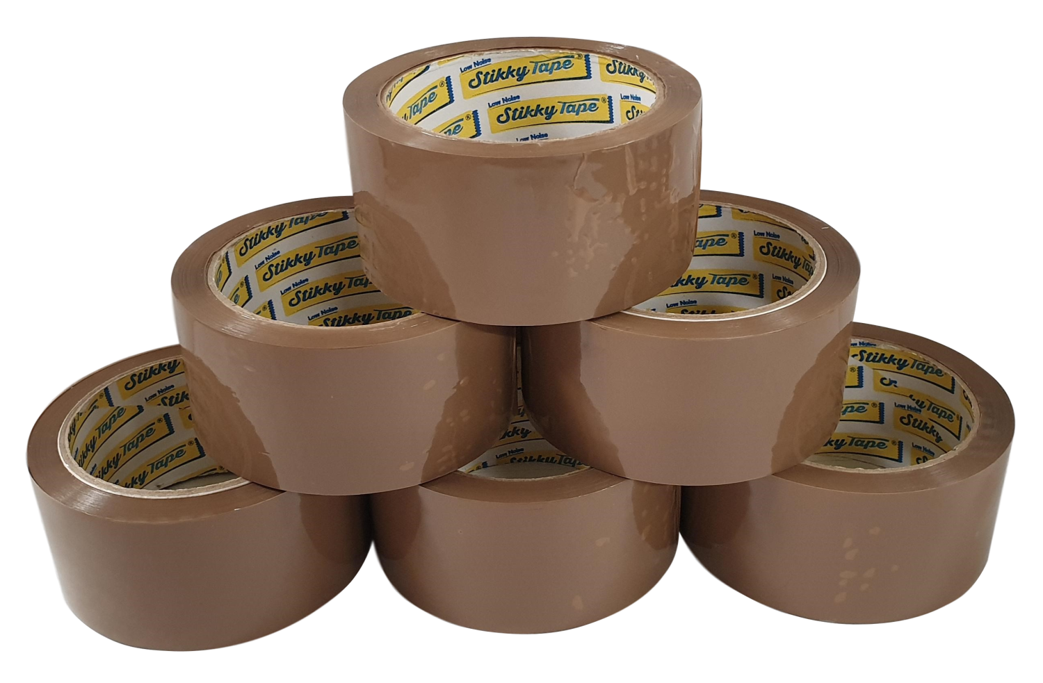 Buff Tape Low Noise Acrylic 48mm x 66m