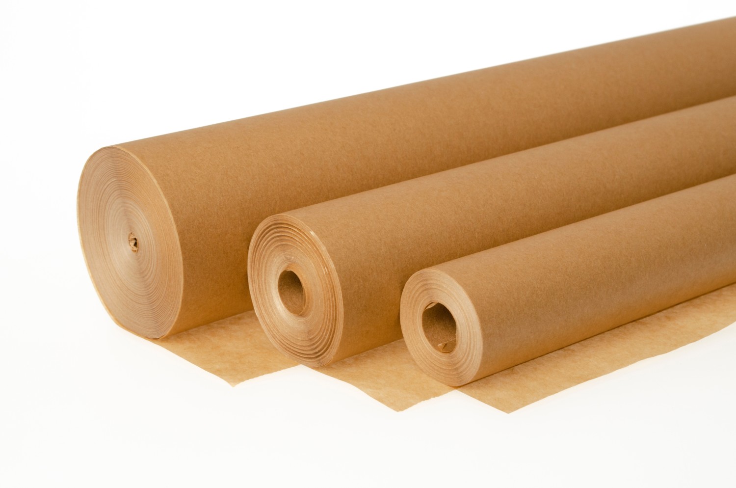 Pure Ribbed Kraft Paper Roll 70gsm 36" 900mm x 280m