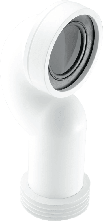 McAlpine 4"/110mm 90° Space Saving Bend WC Connector