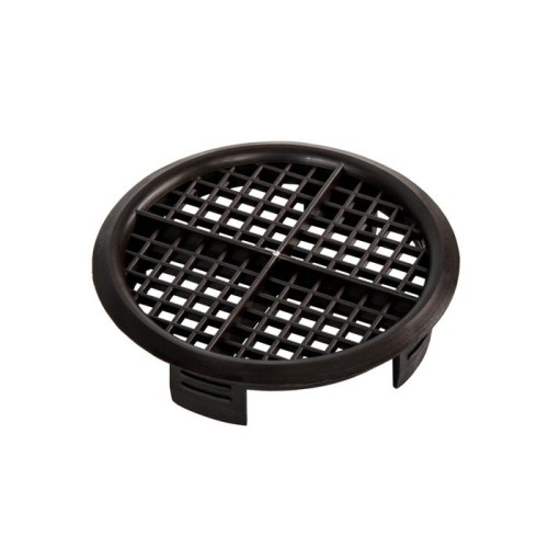 Circular Soffit Vent Timloc Black 70mm