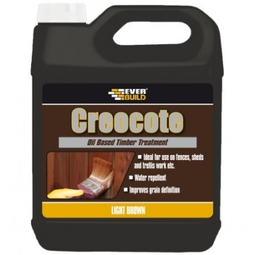 Creocote Light Brown 4Ltr Oil Base