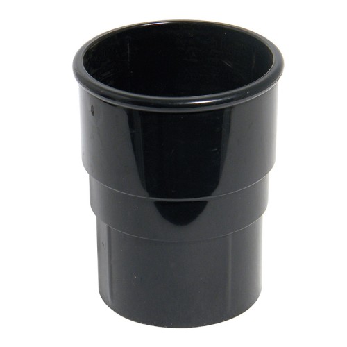68mm Downpipe Pipe Socket - Black