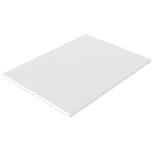 300mm x 10mm Flat Board White