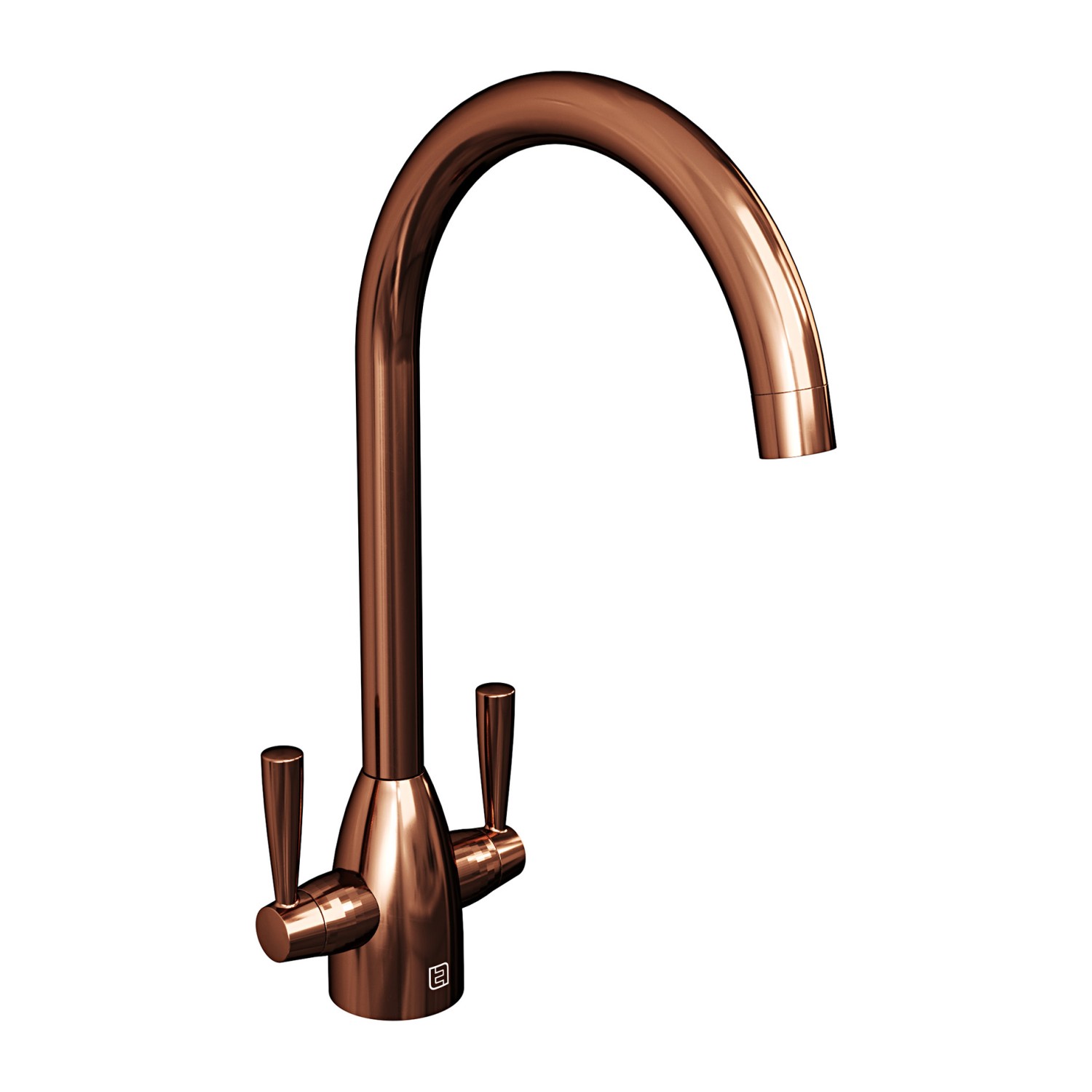 Fortune Ltd - TWIN LEVER KITCHEN SINK MIXER COPPER (10)