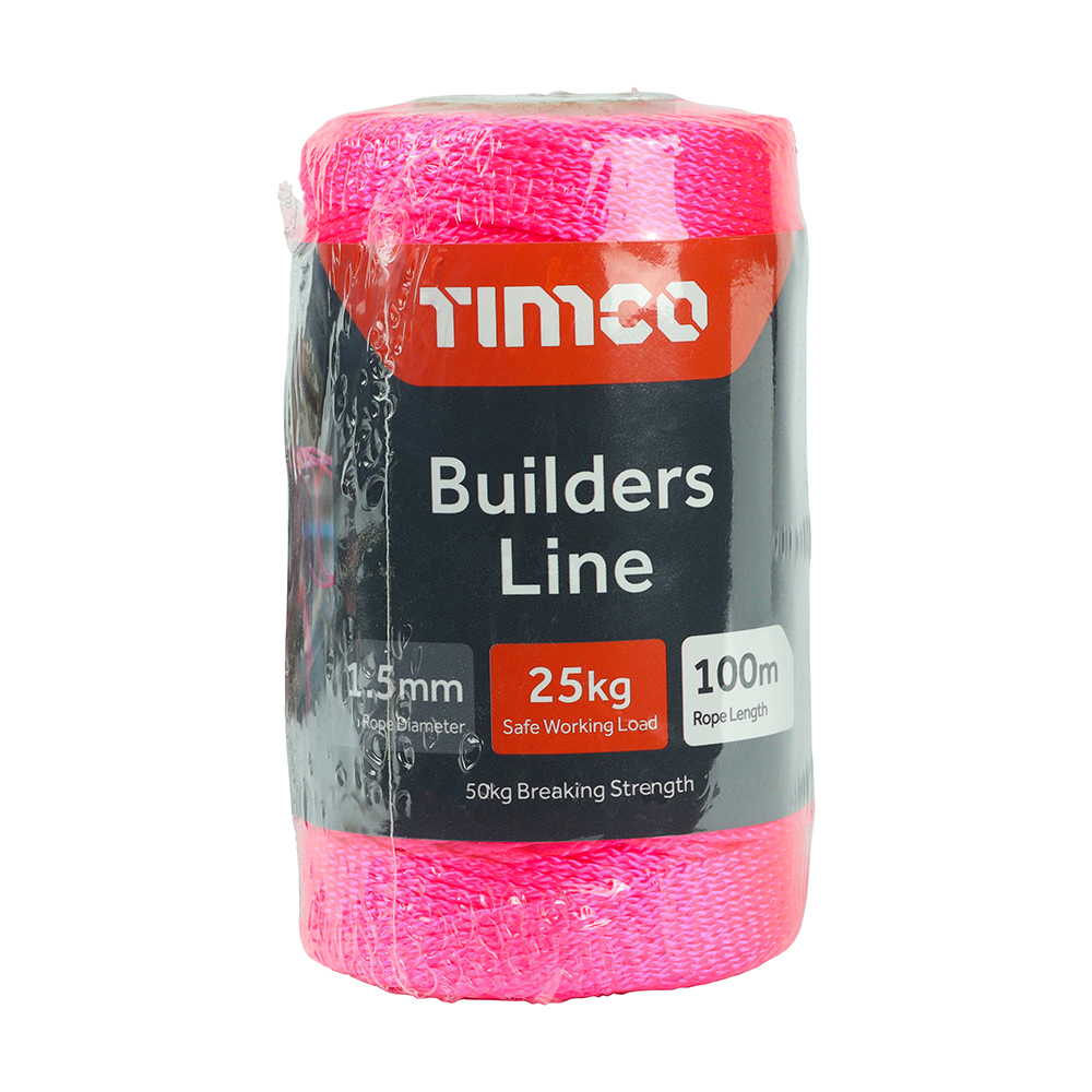TIMCO Pink Builders Line 1.5mm x 100m